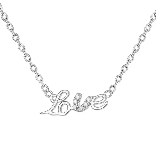 DONATELLO GIAN Sterling Love Pendant Necklace - Silver