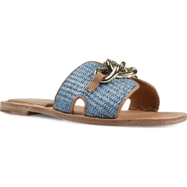 ZIGI Nelissa Woven Slide Sandal - Blue Fabri