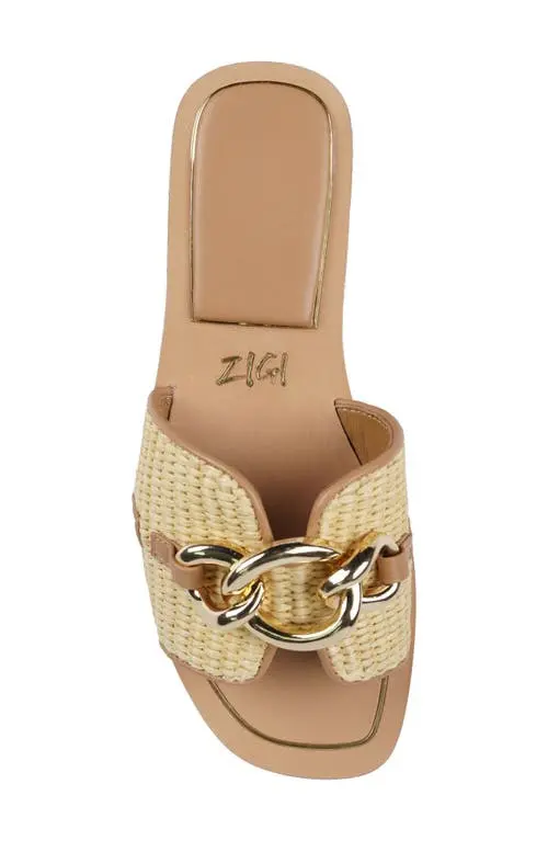 ZIGI Nelissa Woven Slide Sandal - Natural