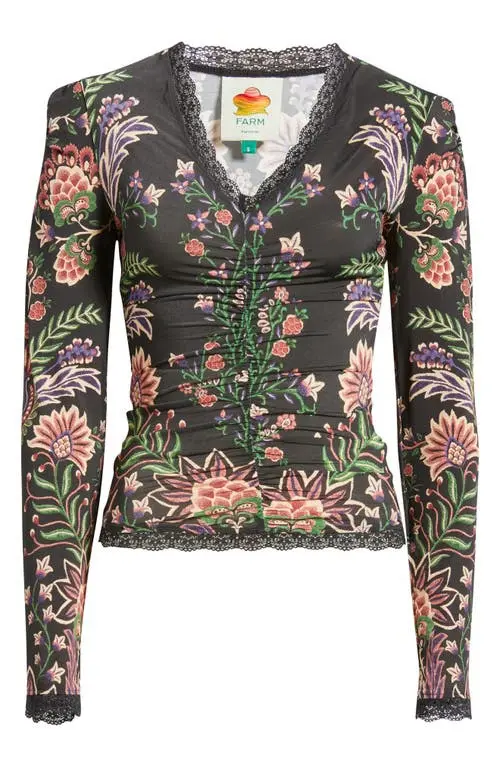 Farm Rio Marvelous Garden Knit Top