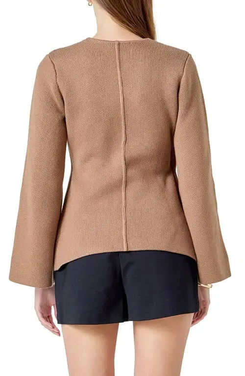 Endless Rose Wrap-look Cardigan