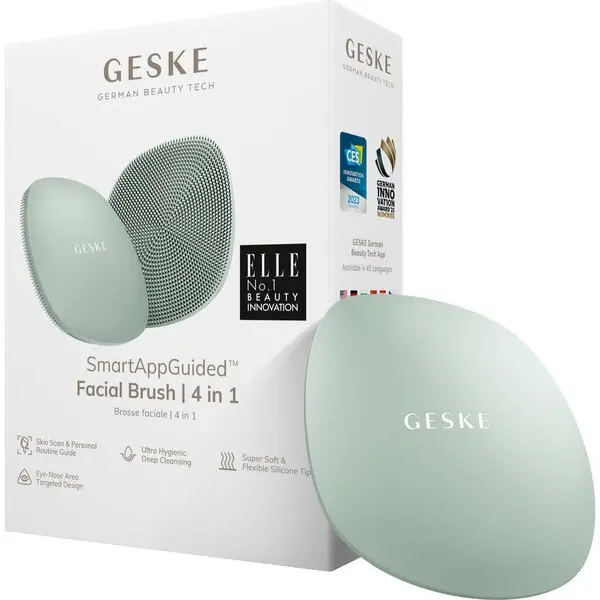 GESKE Smartappguided Facial Brush | 4 In 1 - Green