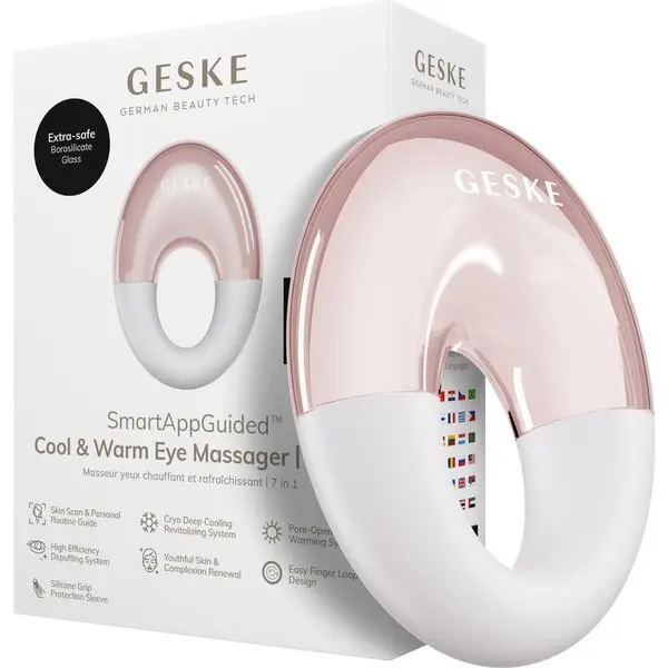 GESKE Smartappguided Cool & Warm Eye Massager | 7 In 1 - Starlight