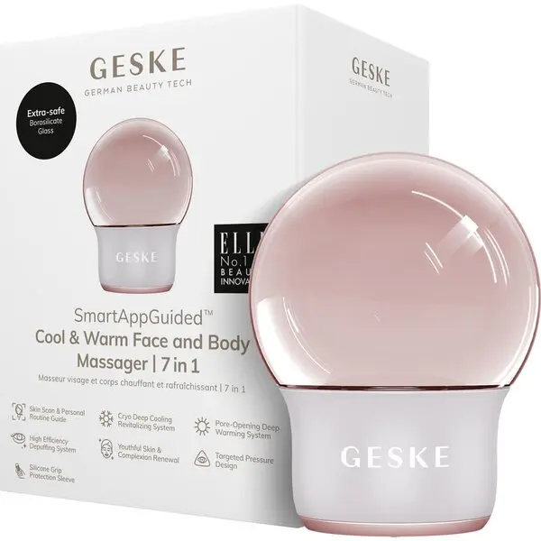 GESKE Smartappguided Cool & Warm Face & Body Massager | 7 In 1 - Starlight
