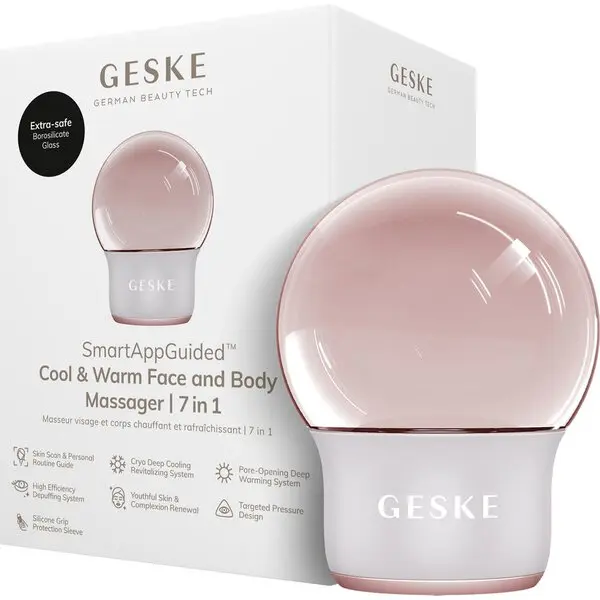 GESKE Smartappguided Cool & Warm Face & Body Massager | 7 In 1 - Starlight