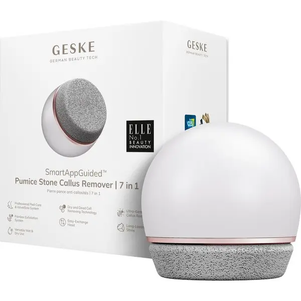 GESKE Smartappguided Pumice Stone Callus Remover | 7 In 1 - Starlight