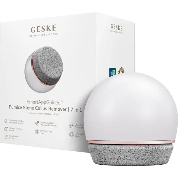 GESKE Smartappguided Pumice Stone Callus Remover | 7 In 1 - Starlight