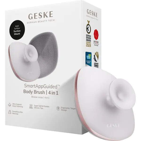 GESKE Smartappguided Body Brush With Metal Ring | 4 In 1 - Starlight