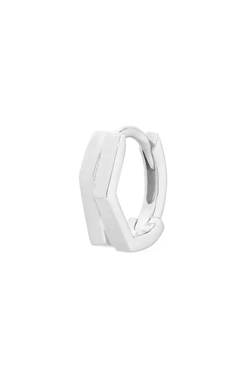 REPOSSI Antifer 2-row Huggie Hoop Earring - White Gold