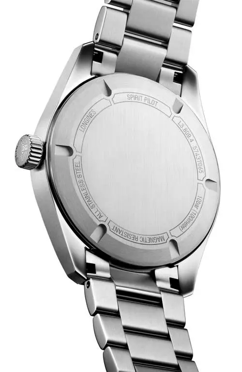 LONGINES Spirit Pilot Bracelet Watch - Black