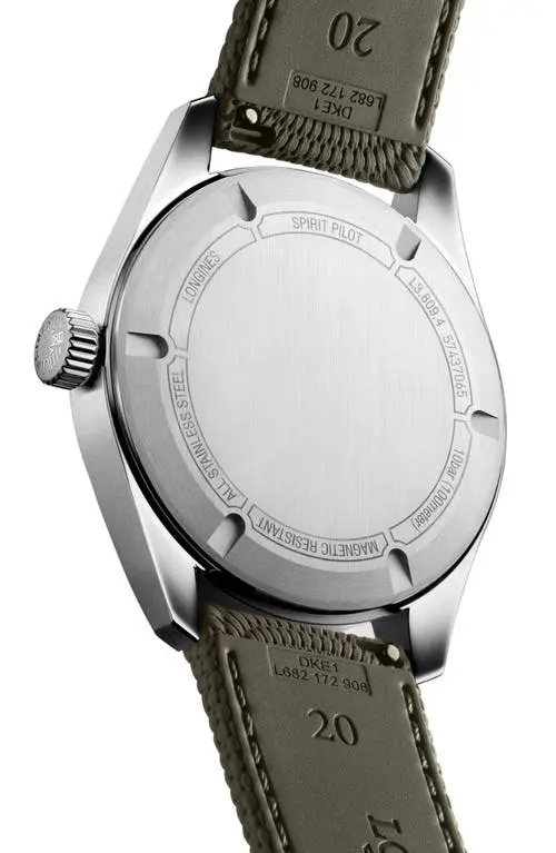 LONGINES Spirit Pilot Strap Watch - Black