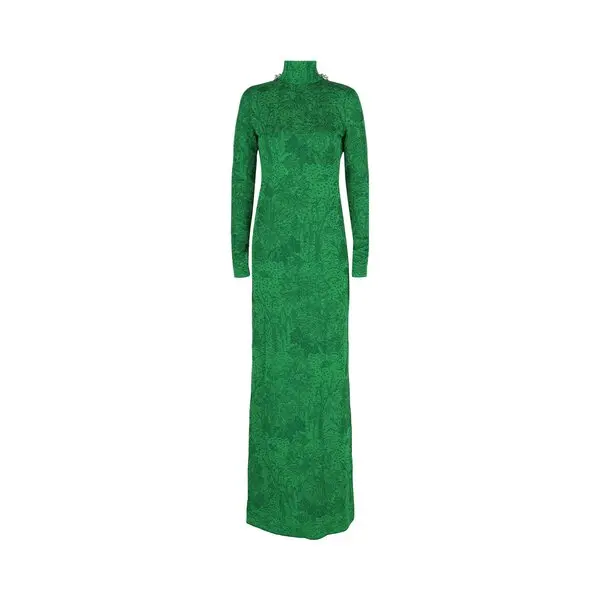 green givenchy dress Givenchy 1980s Paisley Dress