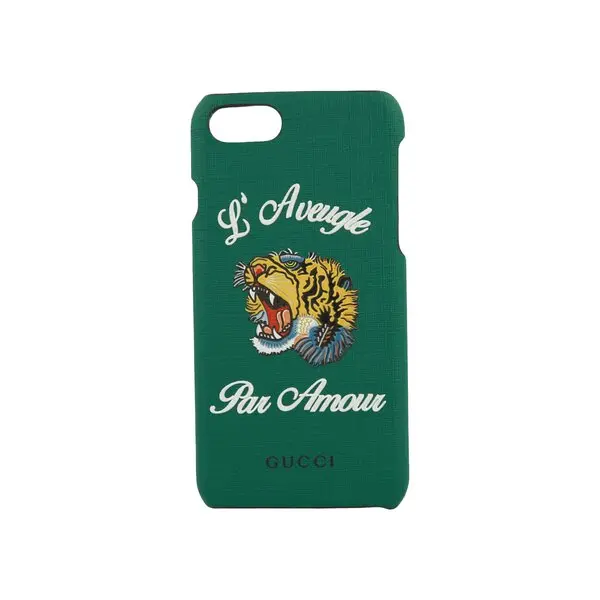 Gucci Tiger Head Iphone 7 Case 'emerald - Green