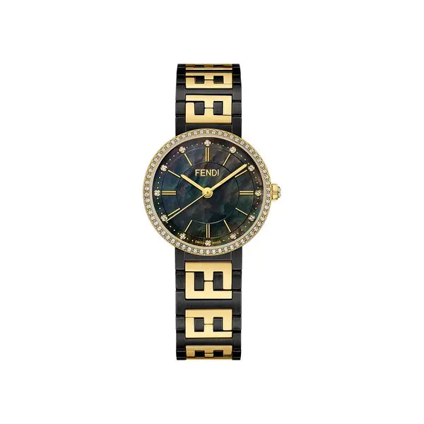 Fendi Forever Two-tone Diamond Watch - Gold