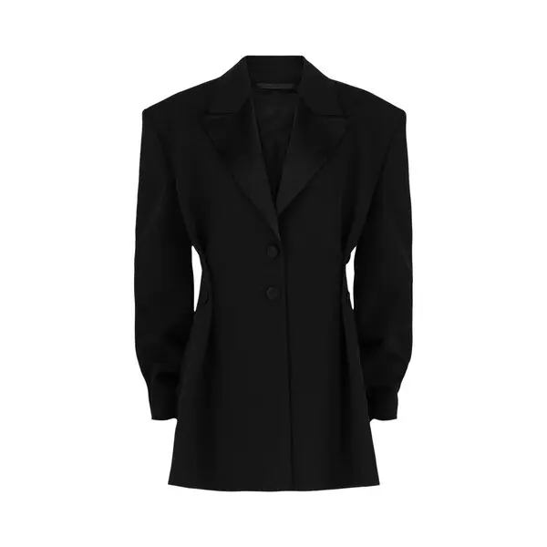 Givenchy Pleated Single-breasted Blazer