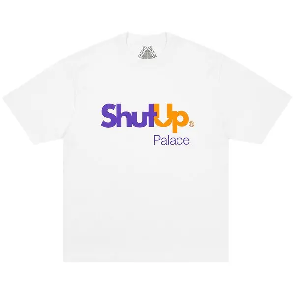 PALACE Shut Up T-shirt - White