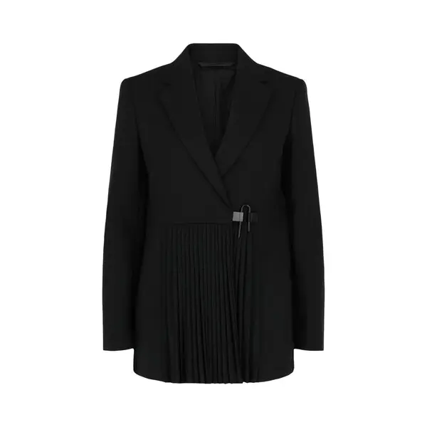 Givenchy Accordion Pleated U Lock Jacket
