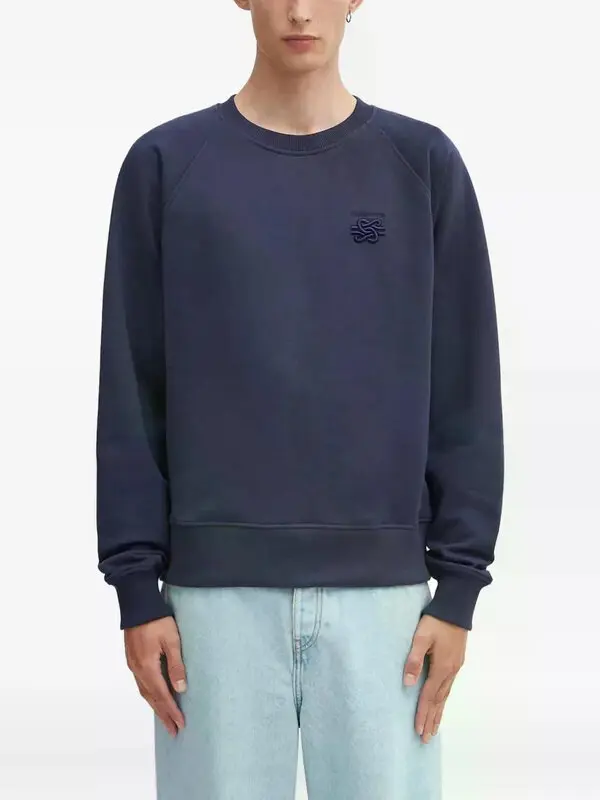 Filling Pieces Embroidered Crewneck Sweatshirt