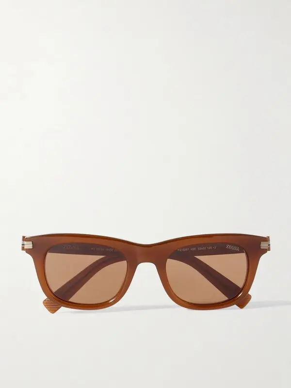 Zegna D-frame Sunglasses - Brown