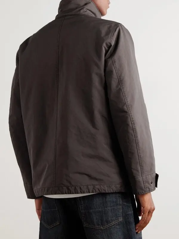 Stone Island Ghost Garment-dyed Padded David Light-tc Field Jacket
