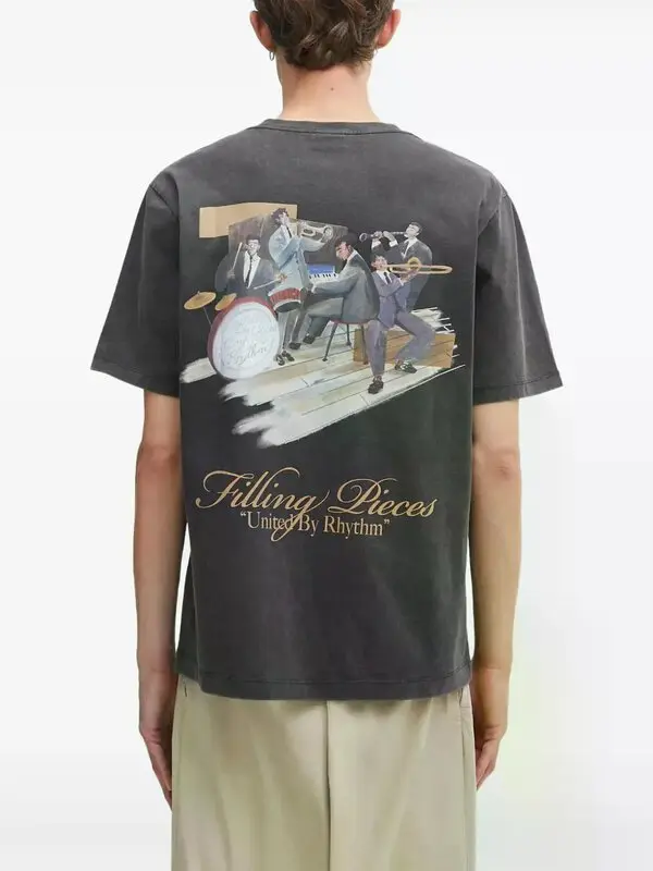 Filling Pieces Graphic-print T-shirt - Grey