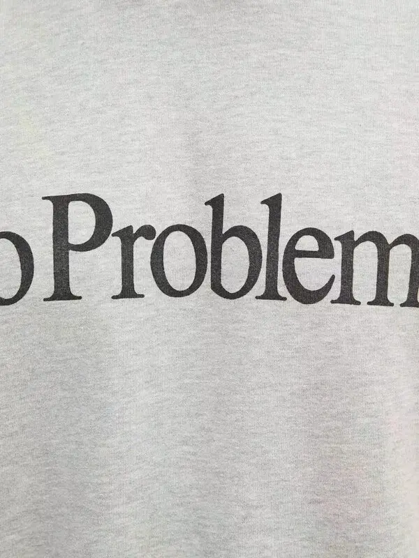 NO PROBLEMO Logo-detail Crew-neck Sweater