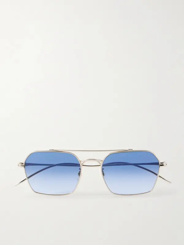 Oliver Spencer Tk-15 D-frame Sunglasses - Gold