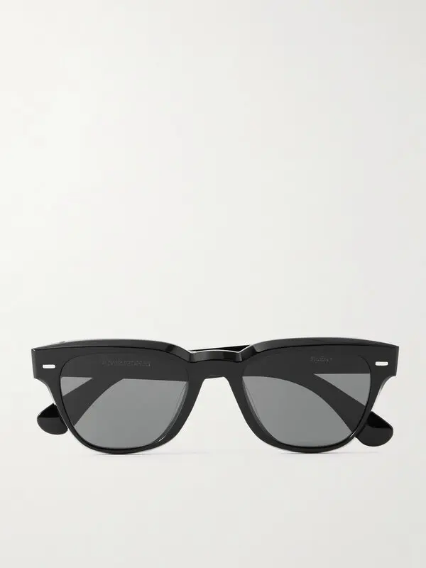 Oliver Spencer Rueny D-frame Sunglasses - Black