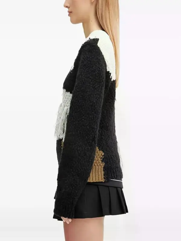 Andersson Bell Patchwork Knit Sweater