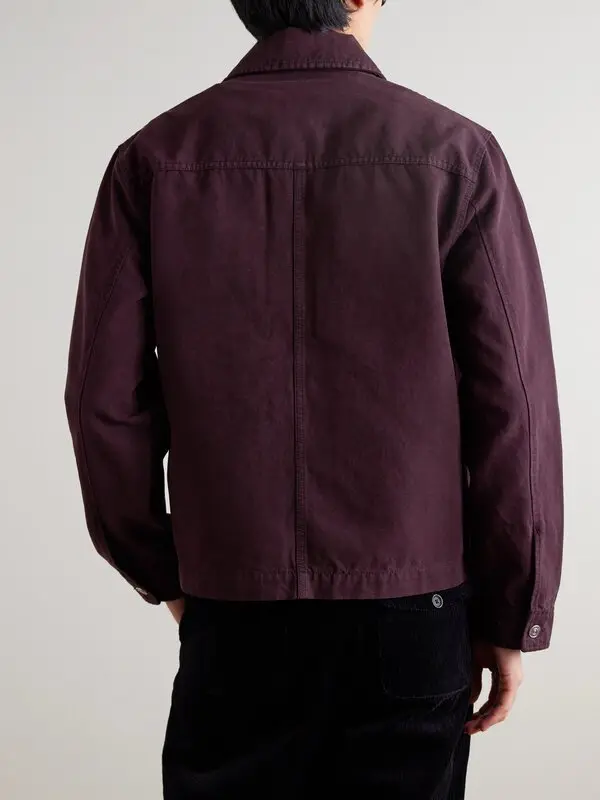 Mr P. Organic Cotton-canvas Chore Jacket