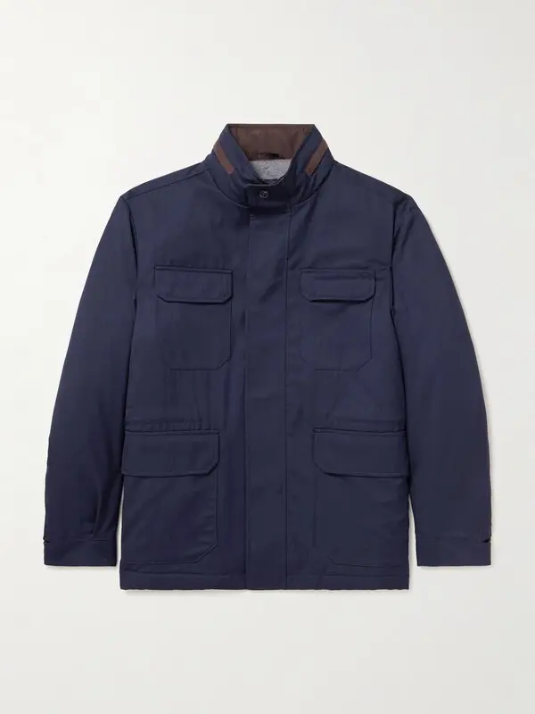 N.peal Wool-blend Field Jacket