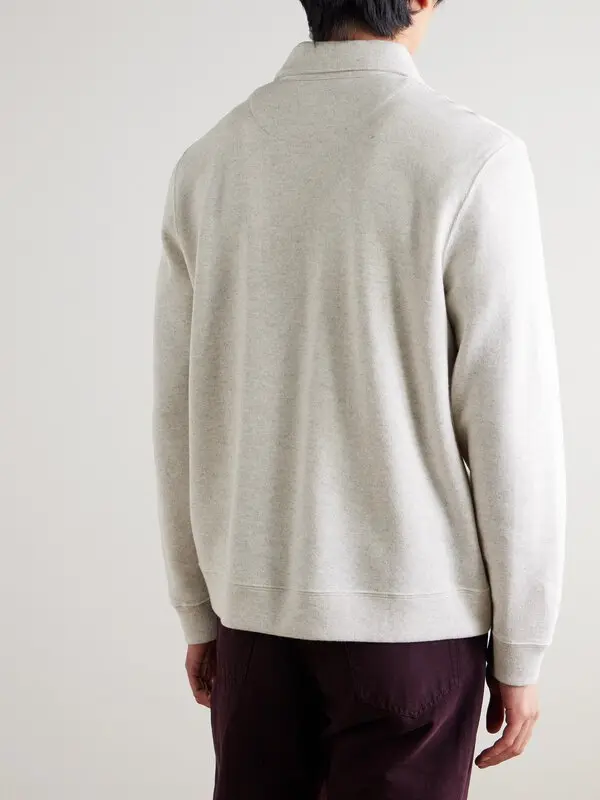 Mr P. Organic Cotton-blend Jersey Sweatshirt - Gray