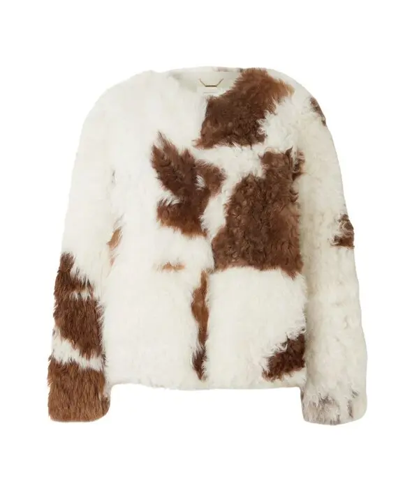 Zimmermann Hypnotic Shearling Coat - Cream
