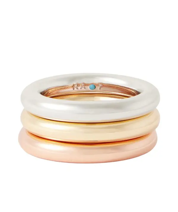 ROXANNE ASSOULIN The Tubular Set Of Three Rings - Multi