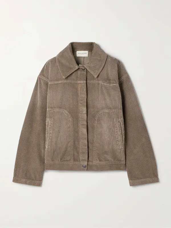 KALLMEYER Elliott Cotton-corduroy Jacket - Taupe