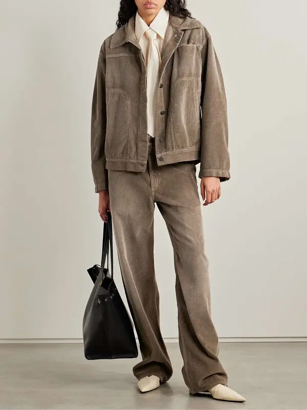 KALLMEYER Elliott Cotton-corduroy Jacket - Taupe