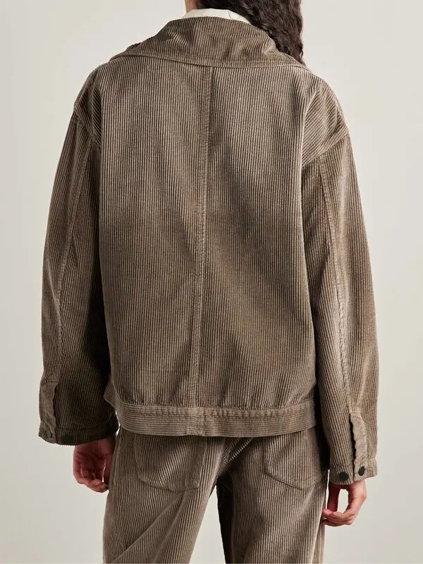 KALLMEYER Elliott Cotton-corduroy Jacket - Taupe