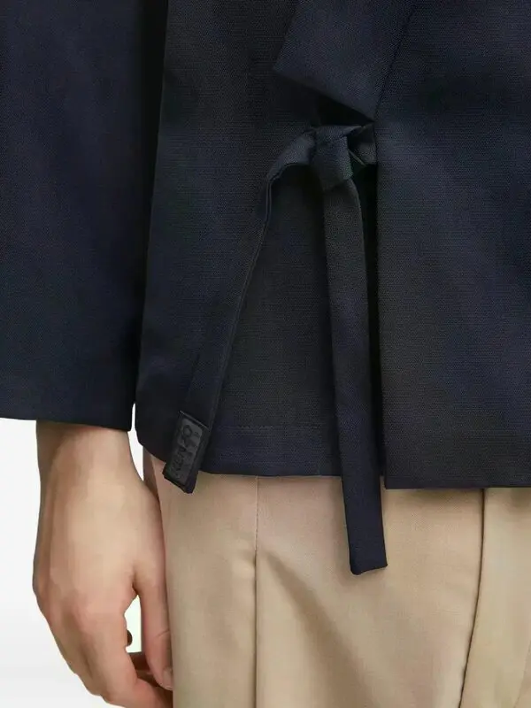 Kenzo Tie-waist Jacket With Floral Detail