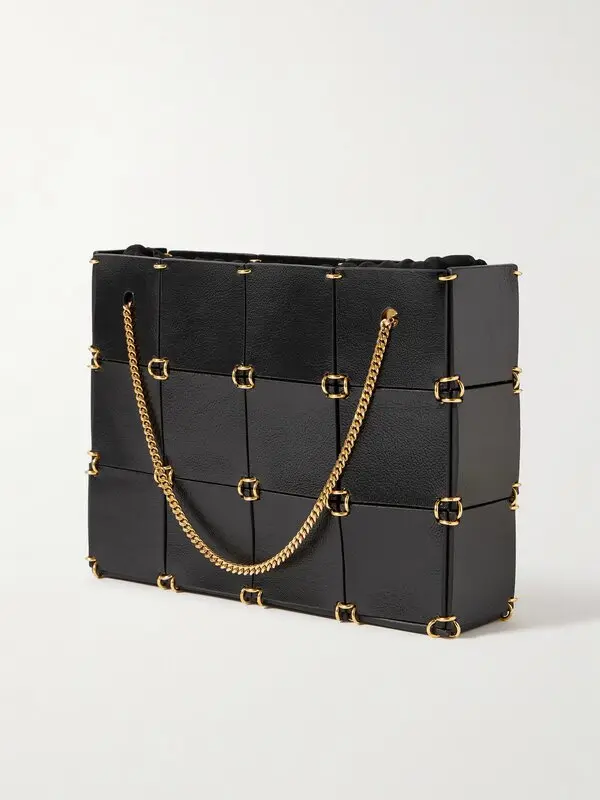 Khaite Emma Mini Embellished Leather Tote