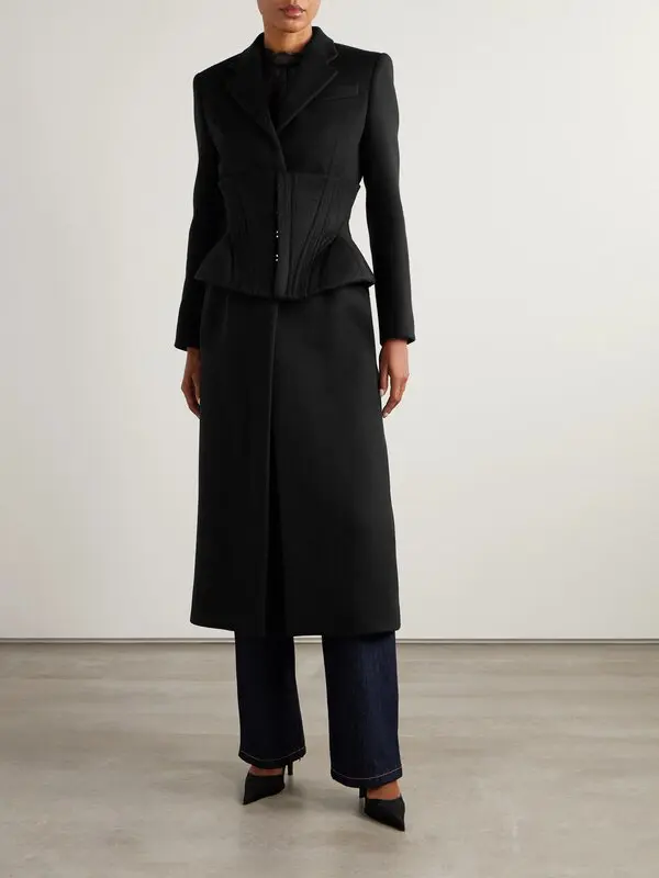 Alexander McQueen Cashmere And Wool-blend Coat