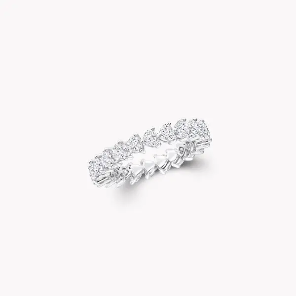 Graff Heart Shape Diamond Band - Platinum