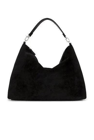 TOTEME Suede Scoop Tote - Black