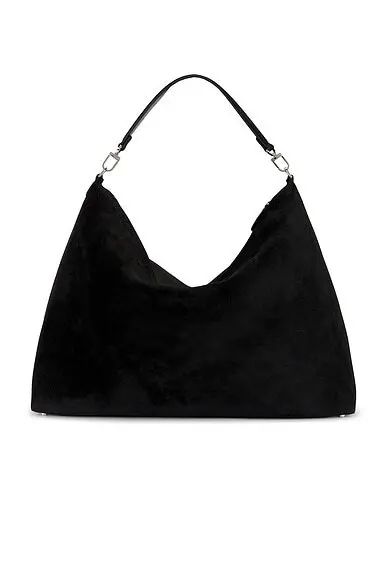 TOTEME Suede Scoop Tote - Black