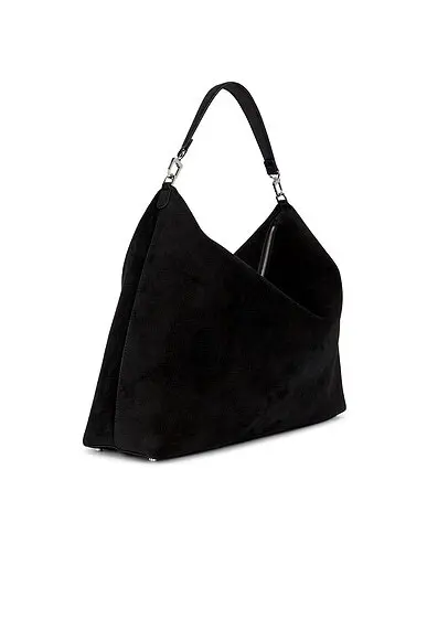 TOTEME Suede Scoop Tote - Black