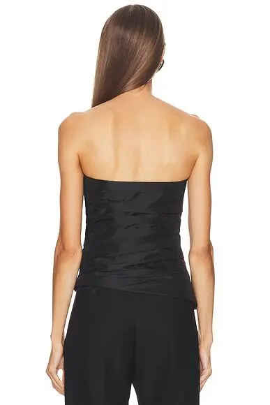 Simkhai Emerson Ruched Bustier Top