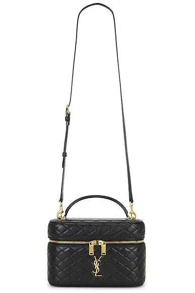 Saint Laurent Large Gaby Vanity Bag - Nero