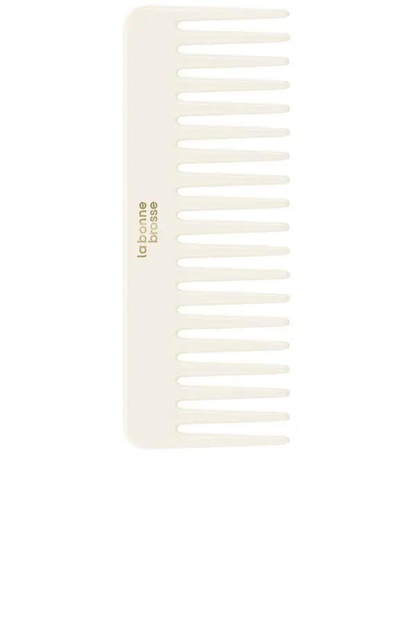 LA BONNE BROSSE Large Comb In White - Creamy White