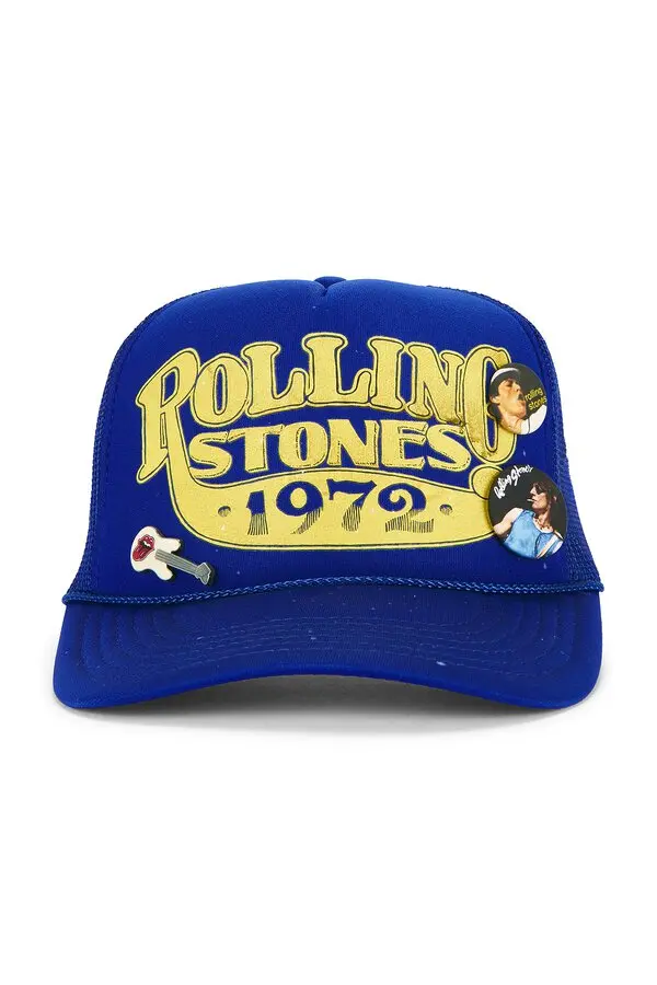MadeWorn Rolling Stones Trucker Hat - Royal