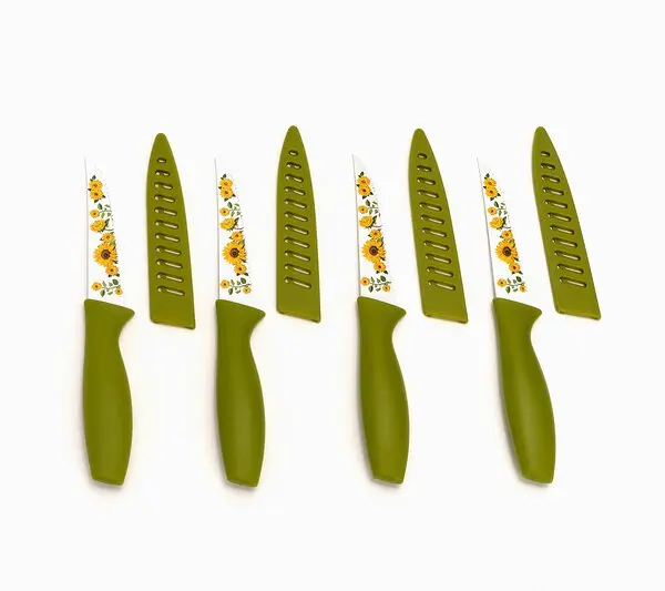 TEMP-TATIONS As Is Seasonal Set Of 5' Steak Knives - One-color