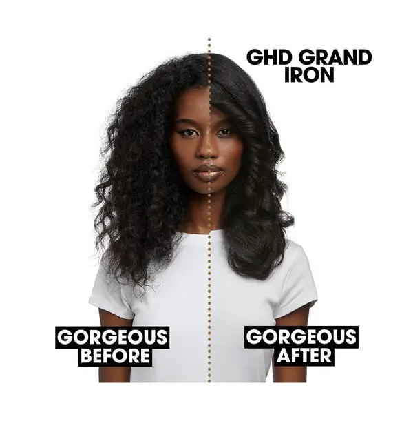 GHD Chronos Curve Grand Curling Iron 1.25" - Black